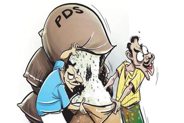 Free ration for poor sold in black-market