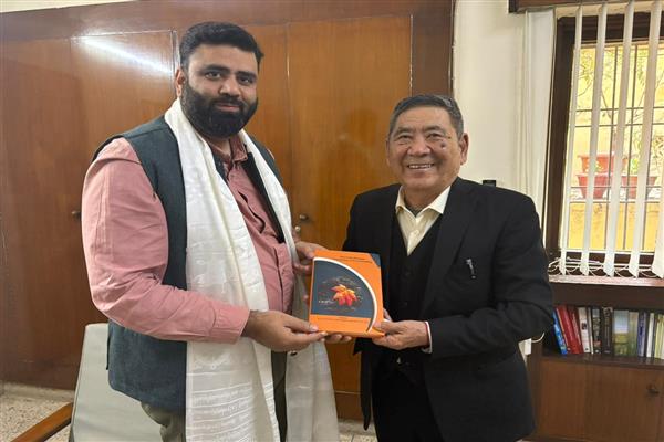 Aga Syed Mujtaba Meets Dalai Lama's Representative in Delhi